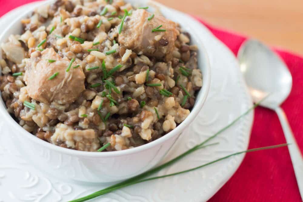 A fall recipe: Lentils and 7 grains stew – Petit Porcini