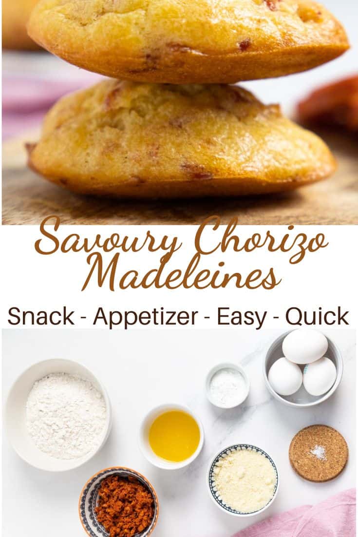 French Savoury Chorizo Madeleines – Petit Porcini