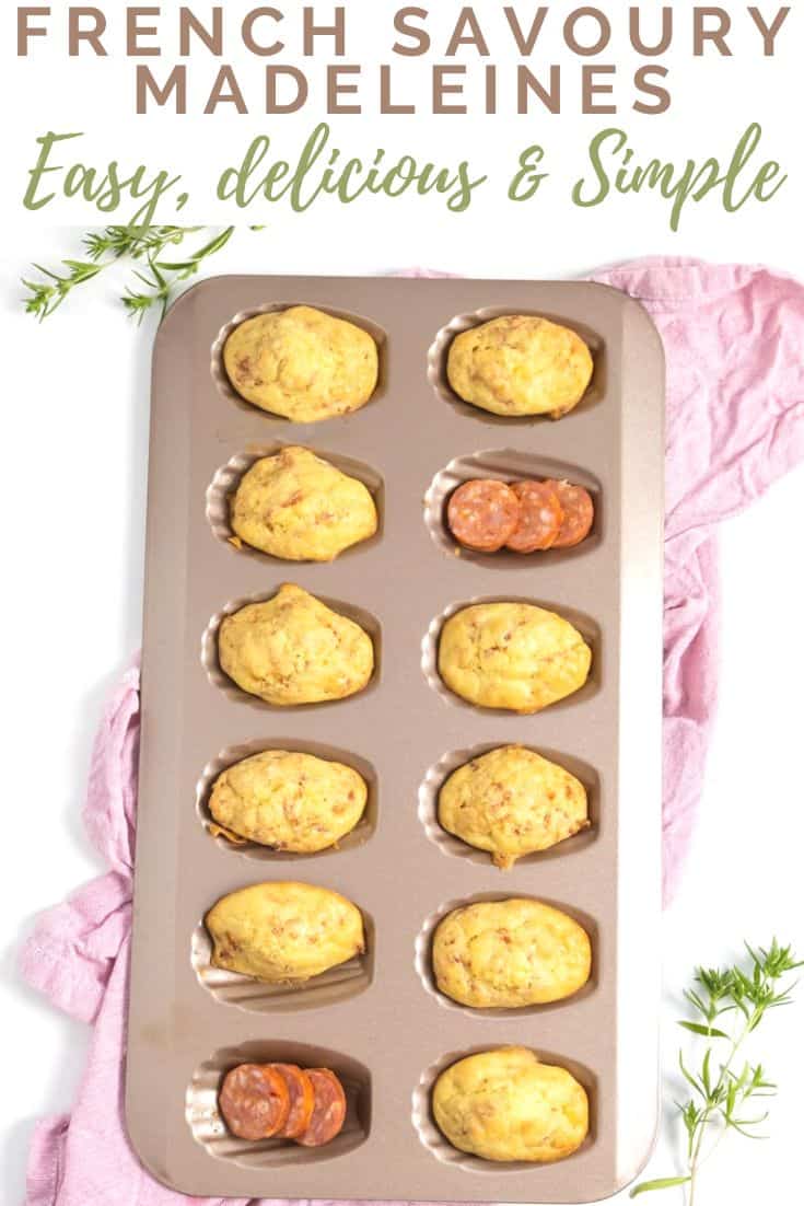 French Savoury Chorizo Madeleines – Petit Porcini