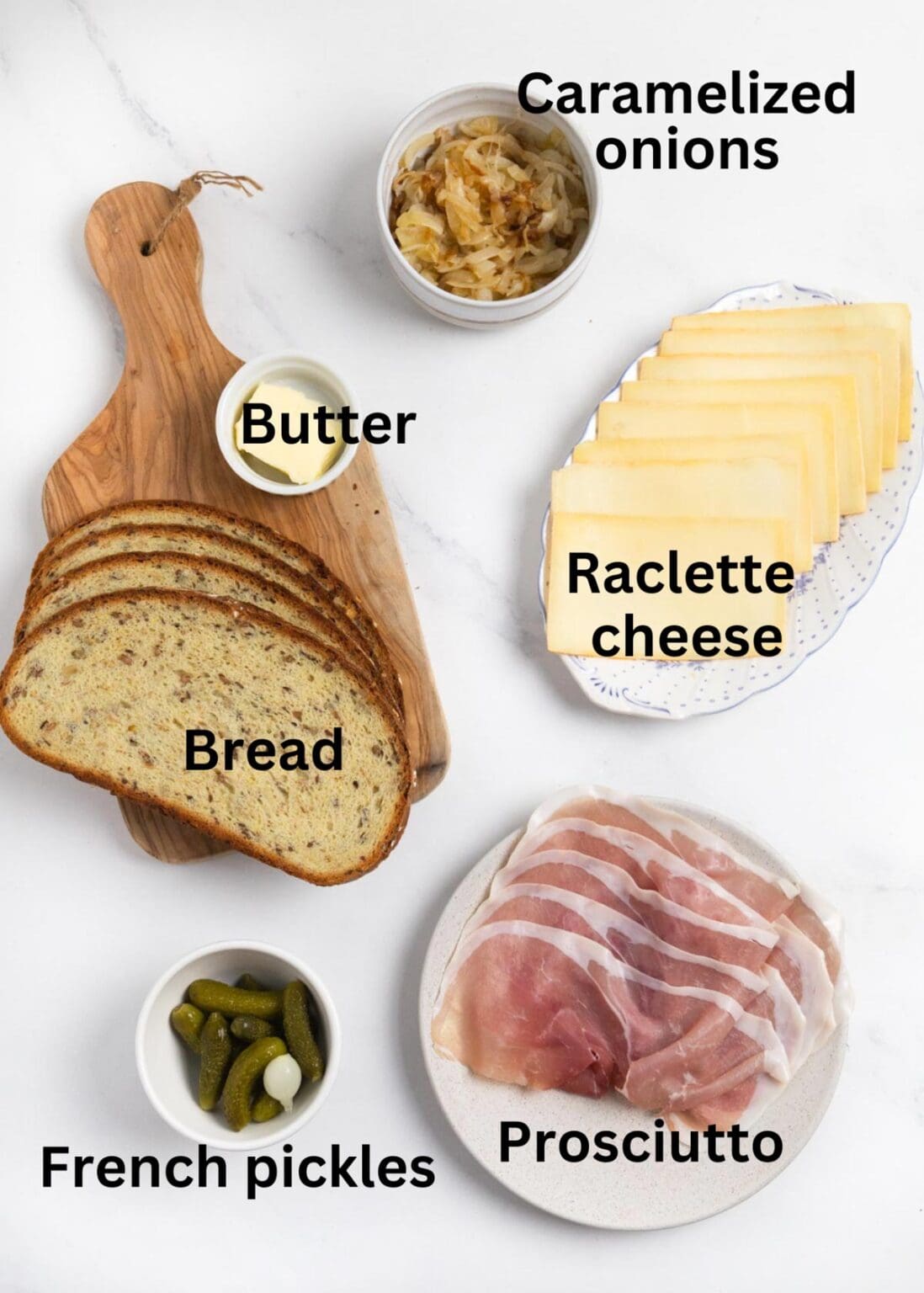 Raclette Grilled Cheese Sandwich – Petit Porcini