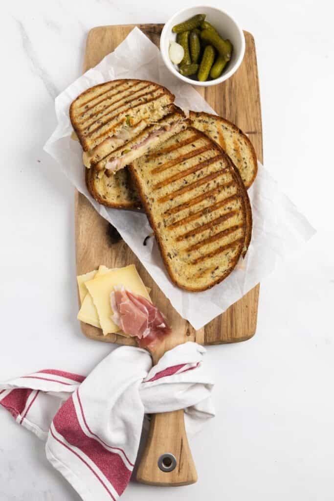 Raclette Grilled Cheese Sandwich – Petit Porcini
